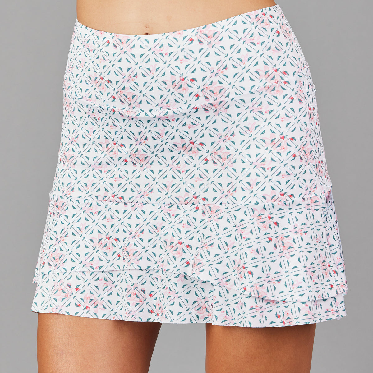 Harmony Mid Skort (print) | Denise Cronwall Activewear