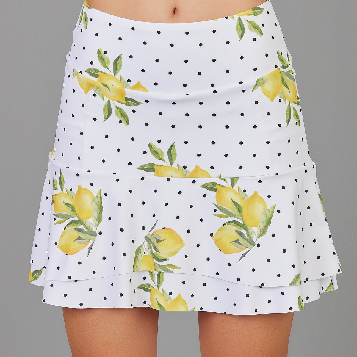 Lemons X-Long Skort (print) | Denise Cronwall Activewear