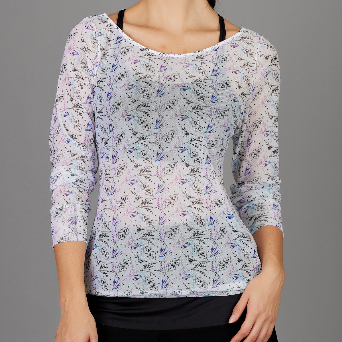 Willow Sheer Pullover | Denise Cronwall Activewear