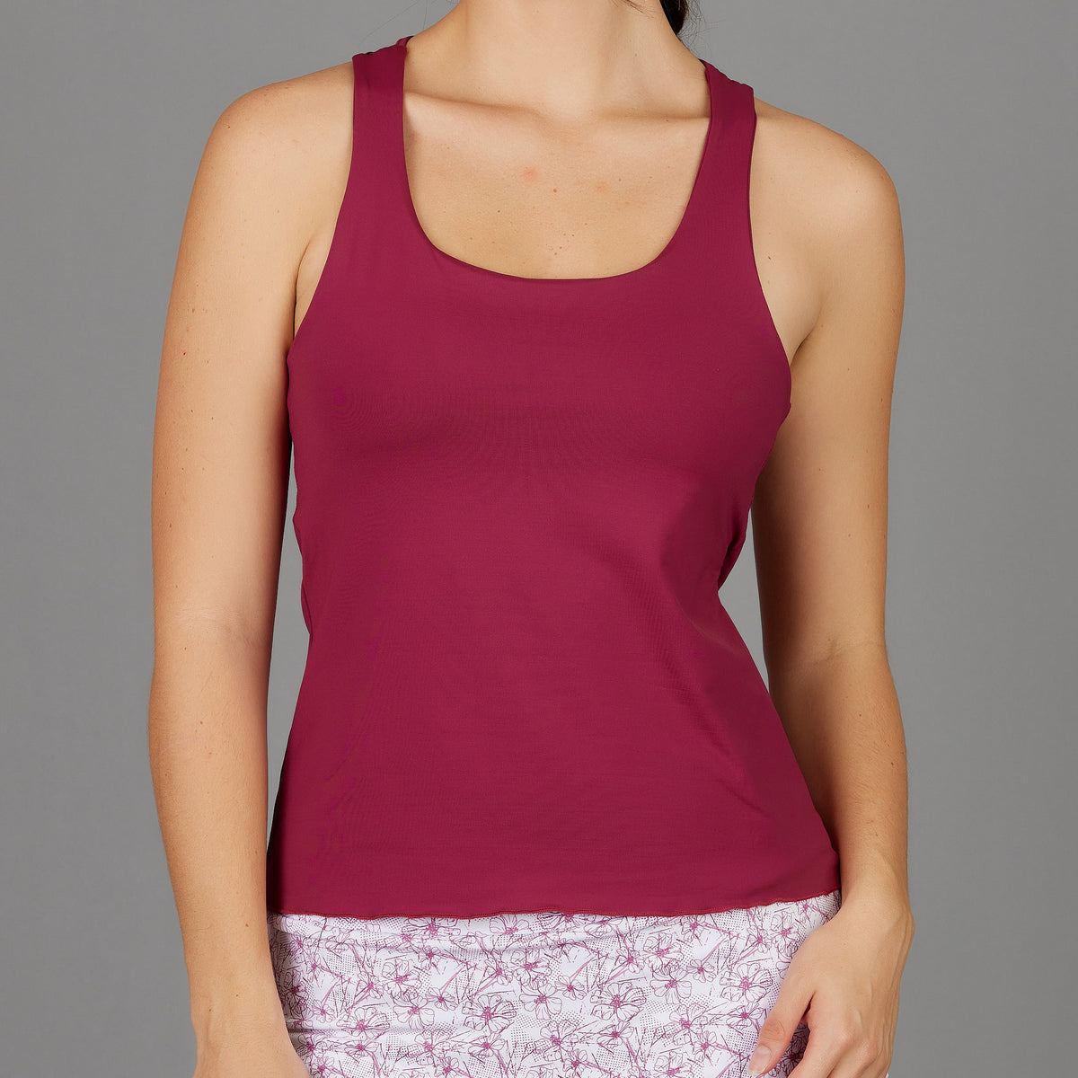 Dash Sport Tank (ruby) | Denise Cronwall Activewear